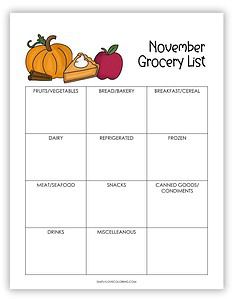 November Planner Printables (Free PDF Downloads) - Simply Love Coloring