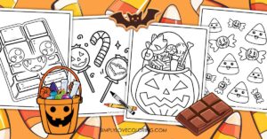 Halloween Candy Coloring Pages (Free PDF Printables) - Simply Love Coloring