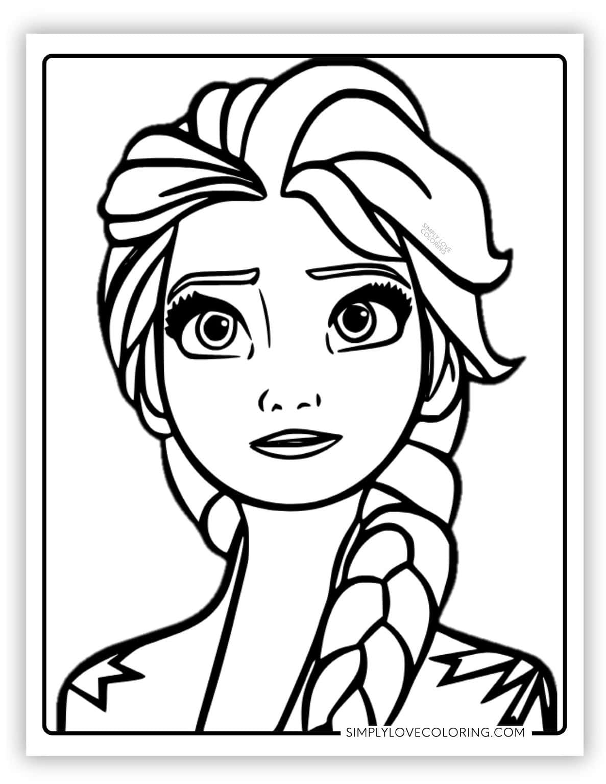 Elsa Coloring Pages (Free PDF Printables) - Simply Love Coloring