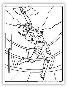 Fun Football Coloring Pages (Free PDF Printables) - Simply Love Coloring