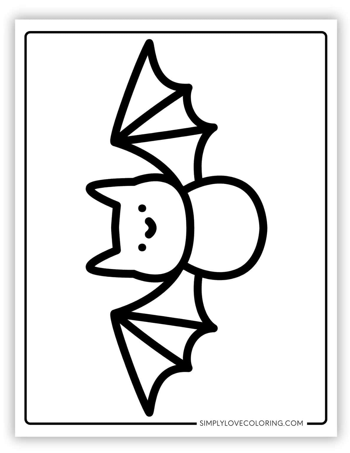 Bat Templates (Free PDF Printables) - Simply Love Coloring