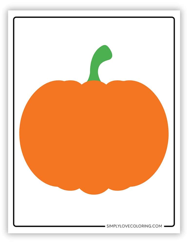 Pumpkin Templates (Free PDF Printables) - Simply Love Coloring