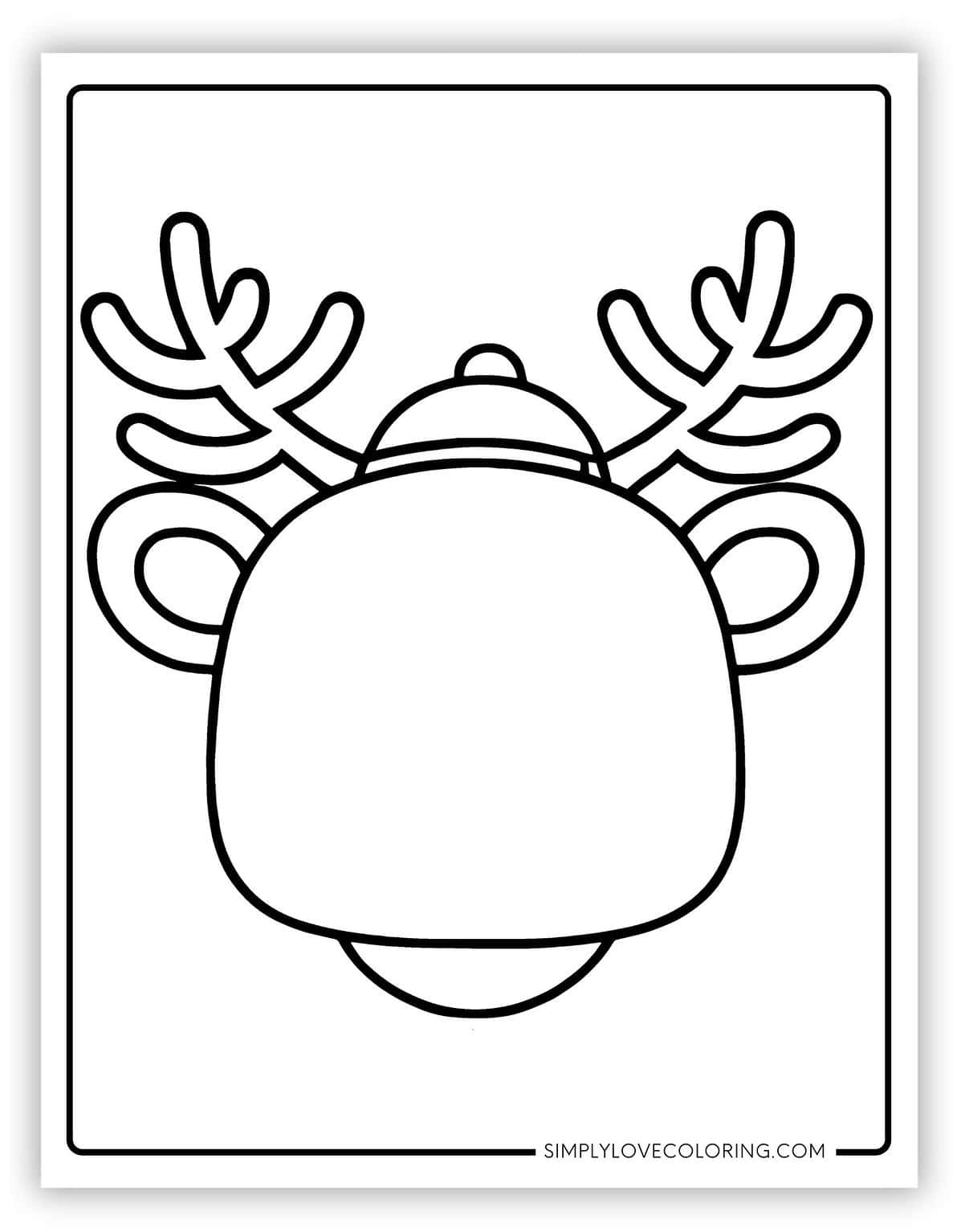 Reindeer Templates (Free PDF Printables) - Simply Love Coloring