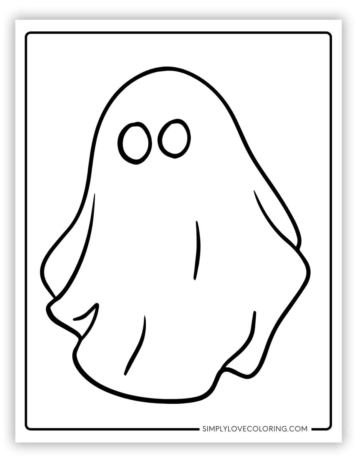 Ghost Templates (Free PDF Printables) - Simply Love Coloring
