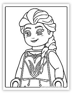 Elsa Coloring Pages (Free PDF Printables) - Simply Love Coloring