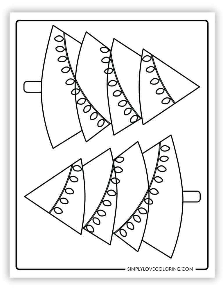 Christmas Tree Templates (Free PDF Printables) - Simply Love Coloring