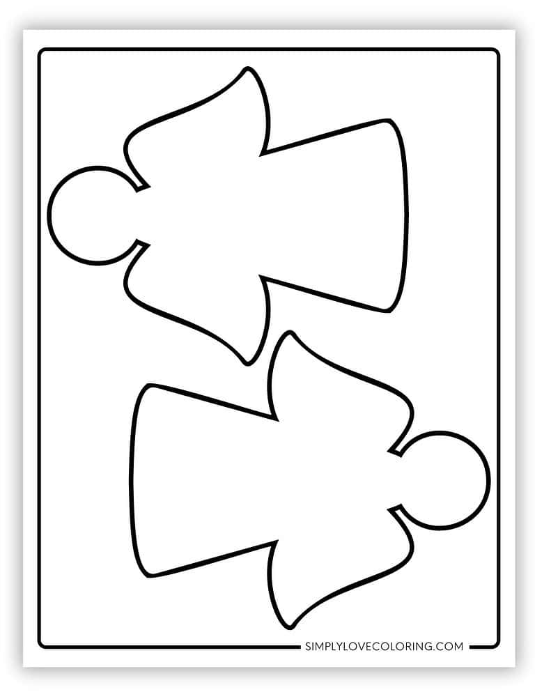 Angel Templates (Free PDF Printables) - Simply Love Coloring