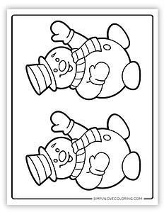 Snowman Templates (Free PDF Printables) - Simply Love Coloring