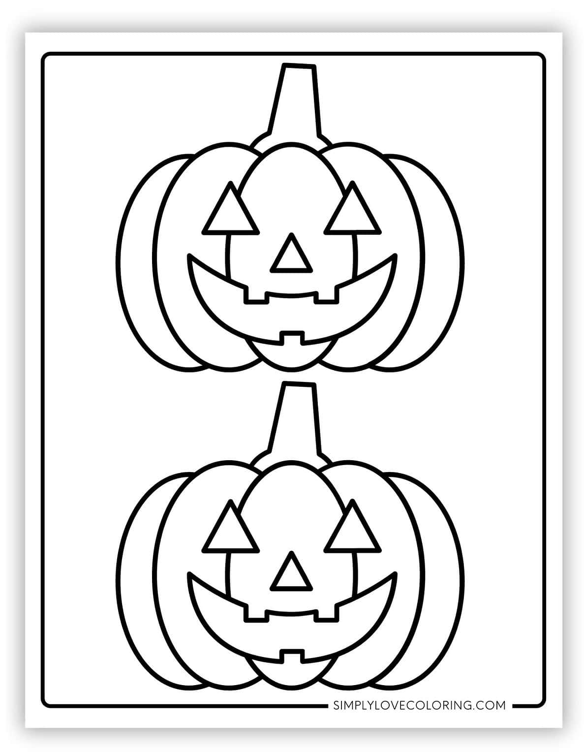 Pumpkin Templates (Free PDF Printables) - Simply Love Coloring