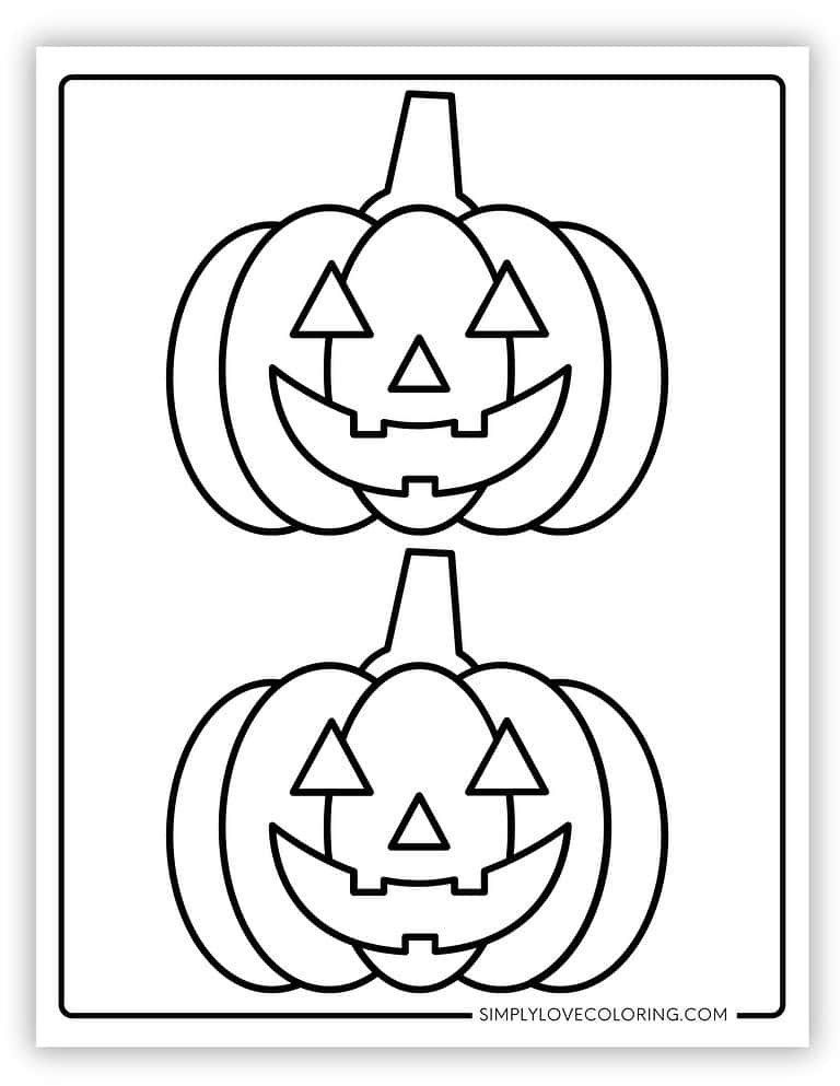 Pumpkin Templates (Free PDF Printables) - Simply Love Coloring