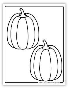 Pumpkin Templates (Free PDF Printables) - Simply Love Coloring
