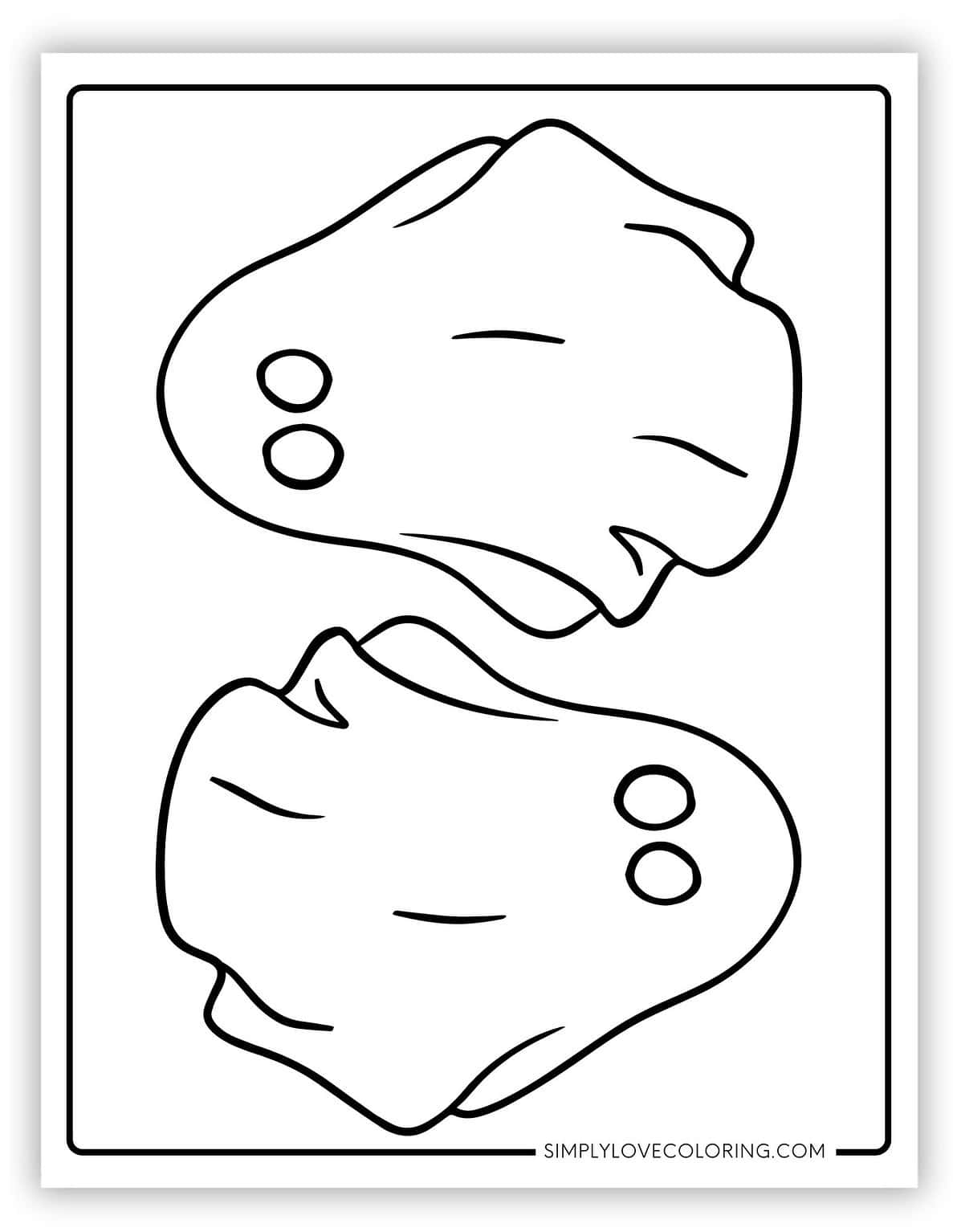 Ghost Templates (Free PDF Printables) - Simply Love Coloring