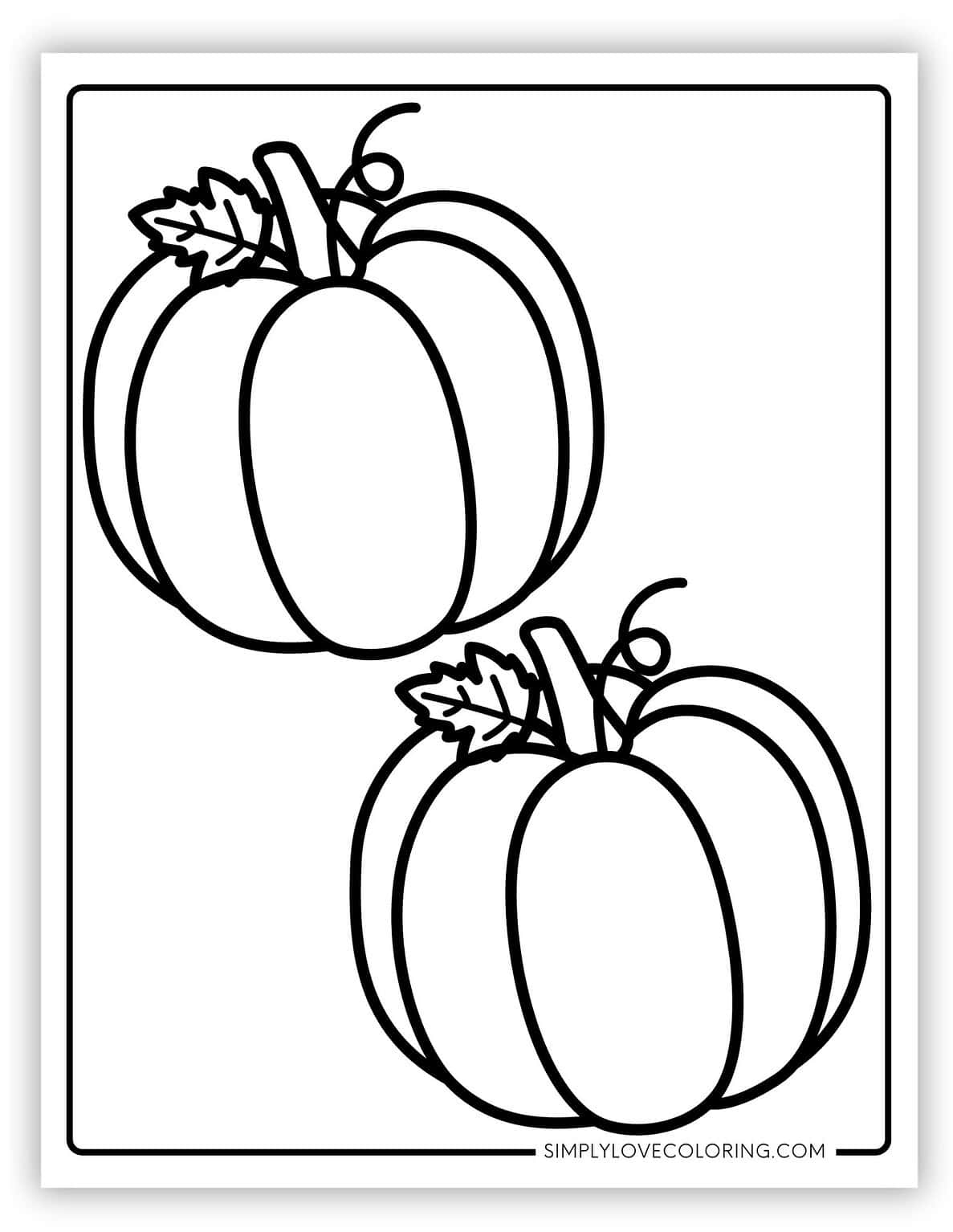 Pumpkin Templates (Free PDF Printables) - Simply Love Coloring