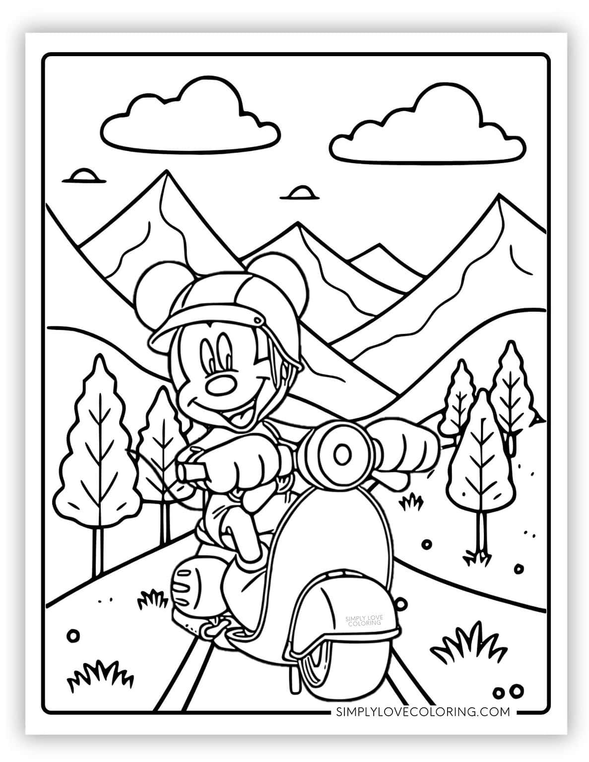 Mickey Mouse Coloring Pages (Free PDF Printables) - Simply Love Coloring
