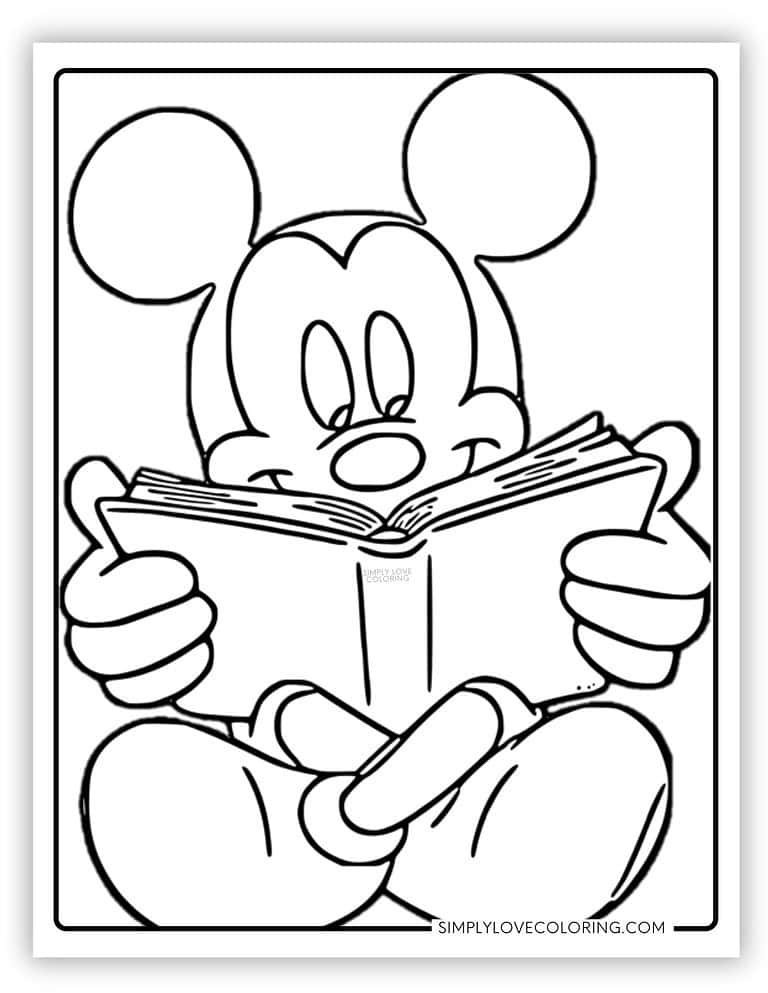Mickey Mouse Coloring Pages (Free PDF Printables) - Simply Love Coloring