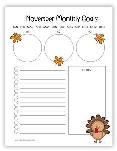 November Planner Printables (Free PDF Downloads) – Simply Love Coloring