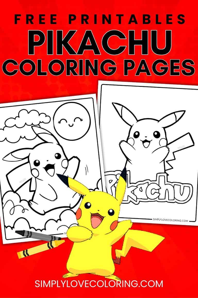 Pikachu Coloring Pages (Free PDF Printables) - Simply Love Coloring