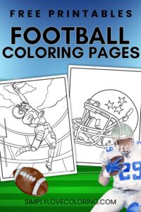 Fun Football Coloring Pages (Free PDF Printables) - Simply Love Coloring