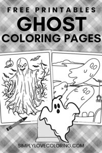 Ghost Coloring Pages (Free PDF Printables) - Simply Love Coloring