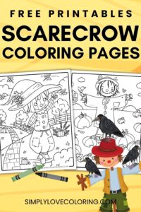 Scarecrow Coloring Pages (Free PDF Printables) - Simply Love Coloring