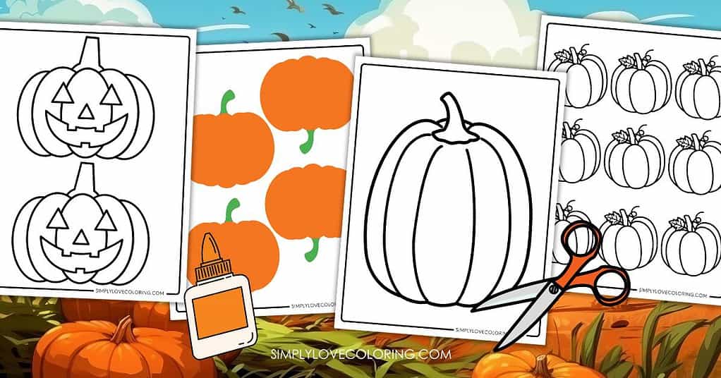 Pumpkin Templates (Free PDF Printables) - Simply Love Coloring