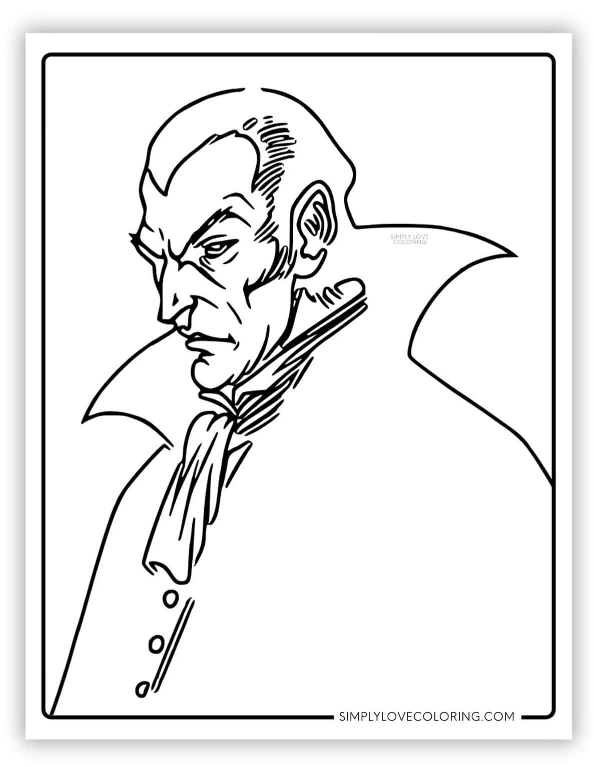 Vampire Coloring Pages (Free PDF Printables) - Simply Love Coloring