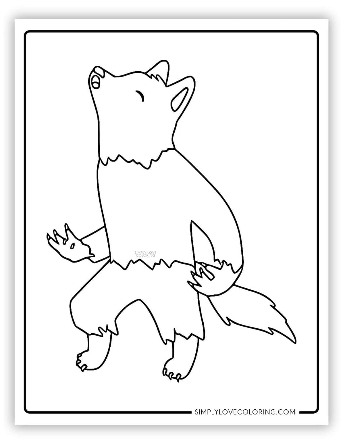 Werewolf Coloring Pages (Free PDF Printables) - Simply Love Coloring