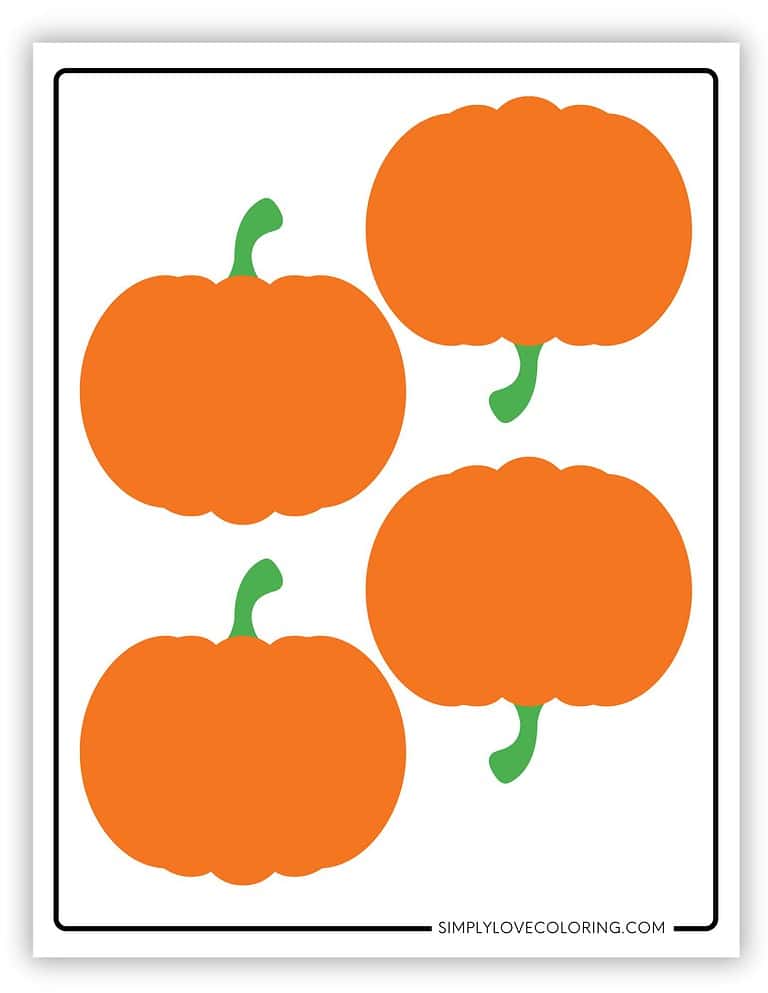 Pumpkin Templates (Free PDF Printables) - Simply Love Coloring