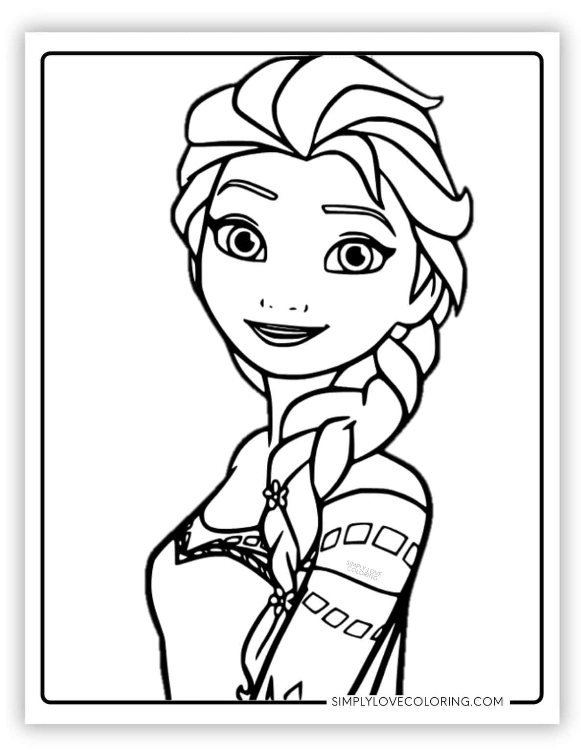 Elsa Coloring Pages (Free PDF Printables) - Simply Love Coloring