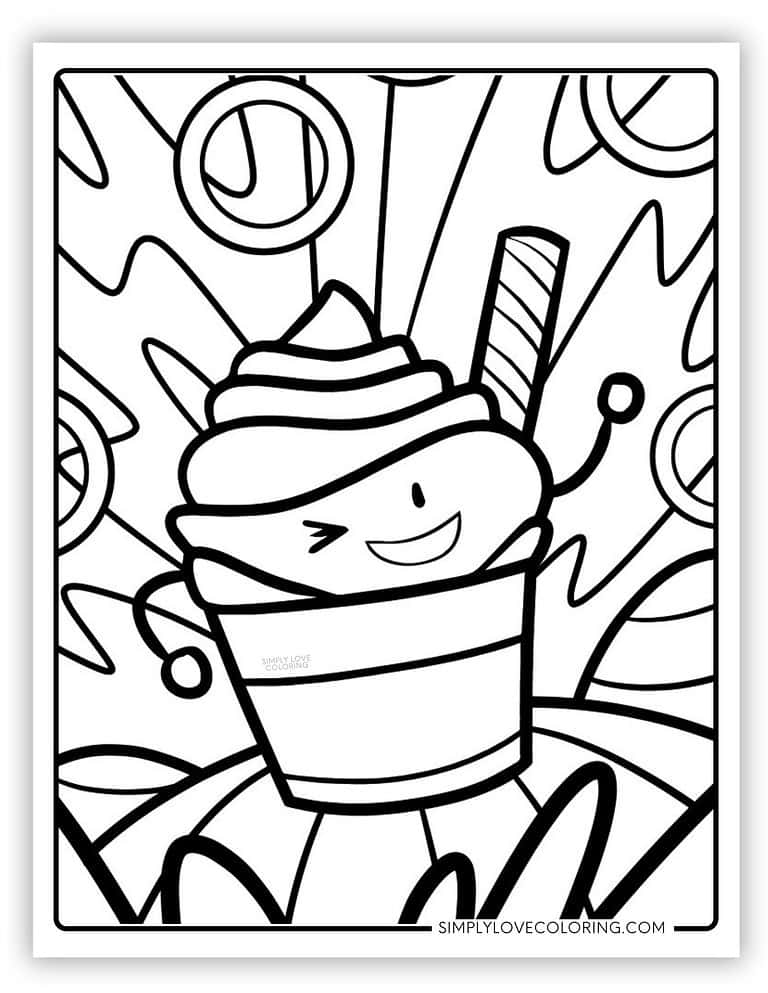 Ice Cream Coloring Pages (Free PDF Printables) - Simply Love Coloring
