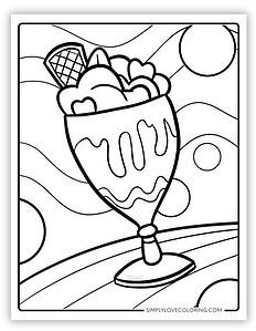 Ice Cream Coloring Pages (Free PDF Printables) - Simply Love Coloring