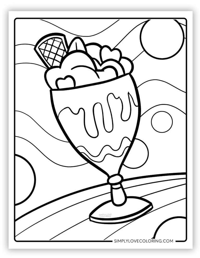 Ice Cream Coloring Pages (Free PDF Printables) - Simply Love Coloring