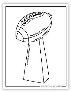Fun Football Coloring Pages (Free PDF Printables) - Simply Love Coloring