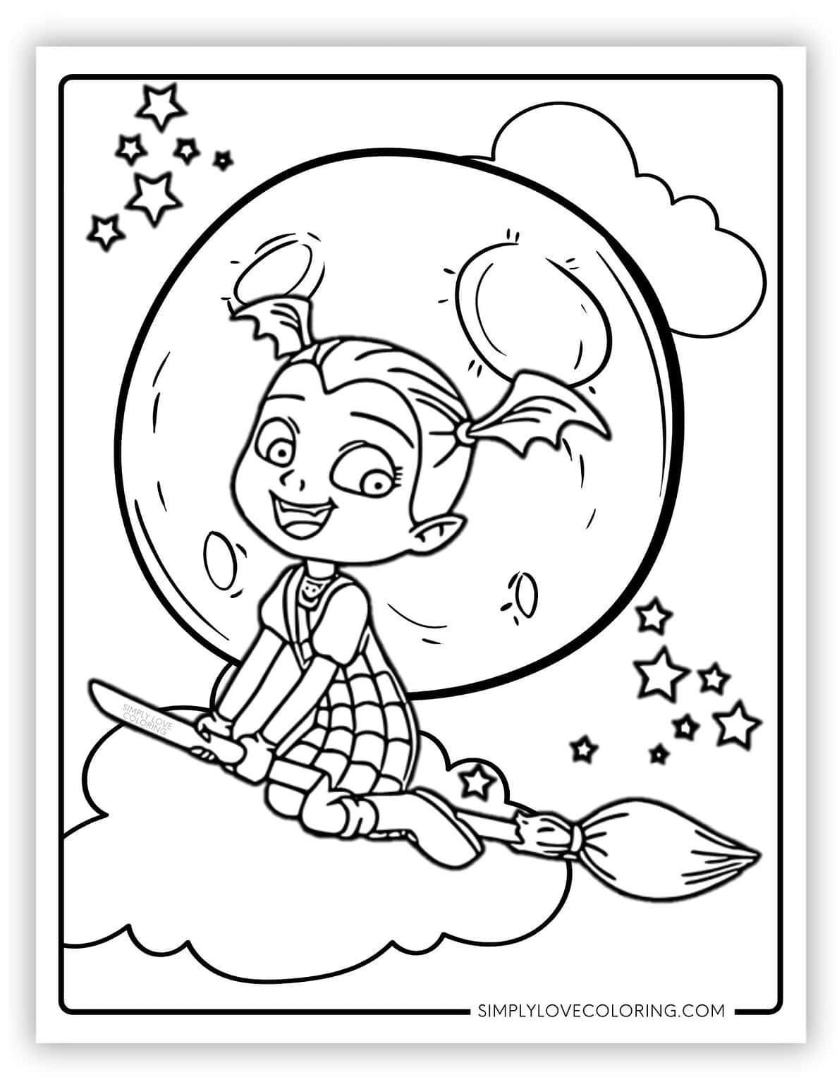 Vampirina Coloring Pages (Free PDF Printables) - Simply Love Coloring