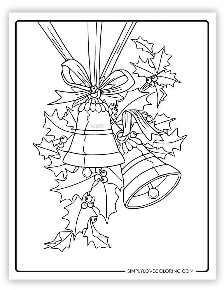 Vintage Christmas Coloring Pages (Free PDF Printables) - Simply Love ...