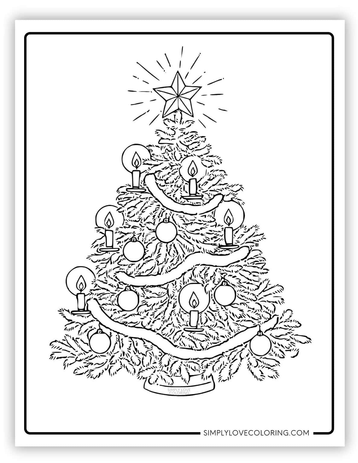Vintage Christmas Coloring Pages (Free PDF Printables) - Simply Love ...