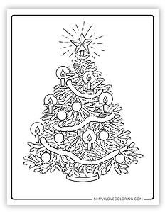 Vintage Christmas Coloring Pages (Free PDF Printables) - Simply Love ...