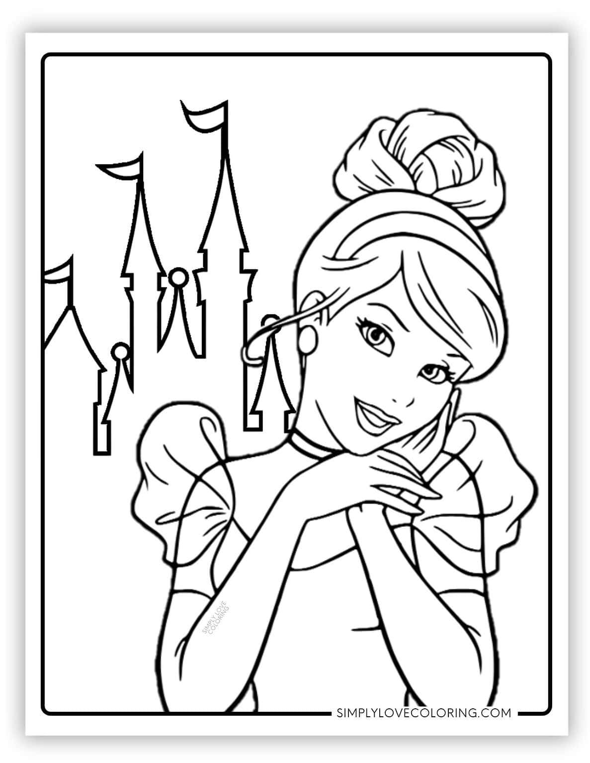 Disney Princess Coloring Pages (Free PDF Printables) - Simply Love Coloring