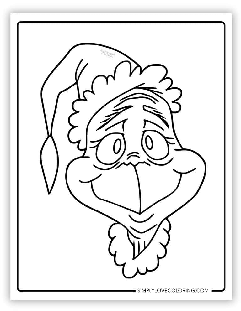 Grinch Coloring Pages (Free PDF Printables) - Simply Love Coloring