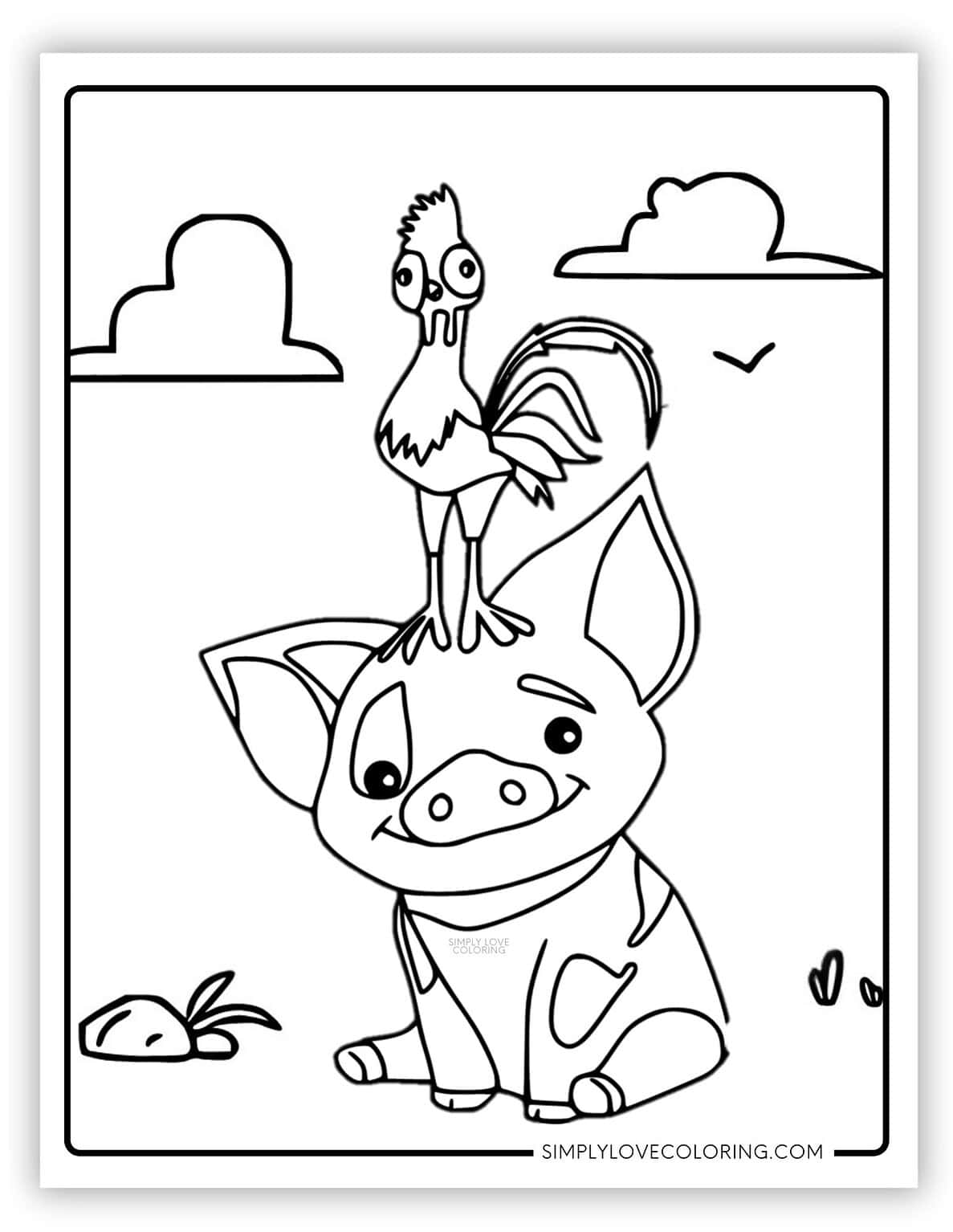 Moana Coloring Pages (Free PDF Printables) - Simply Love Coloring