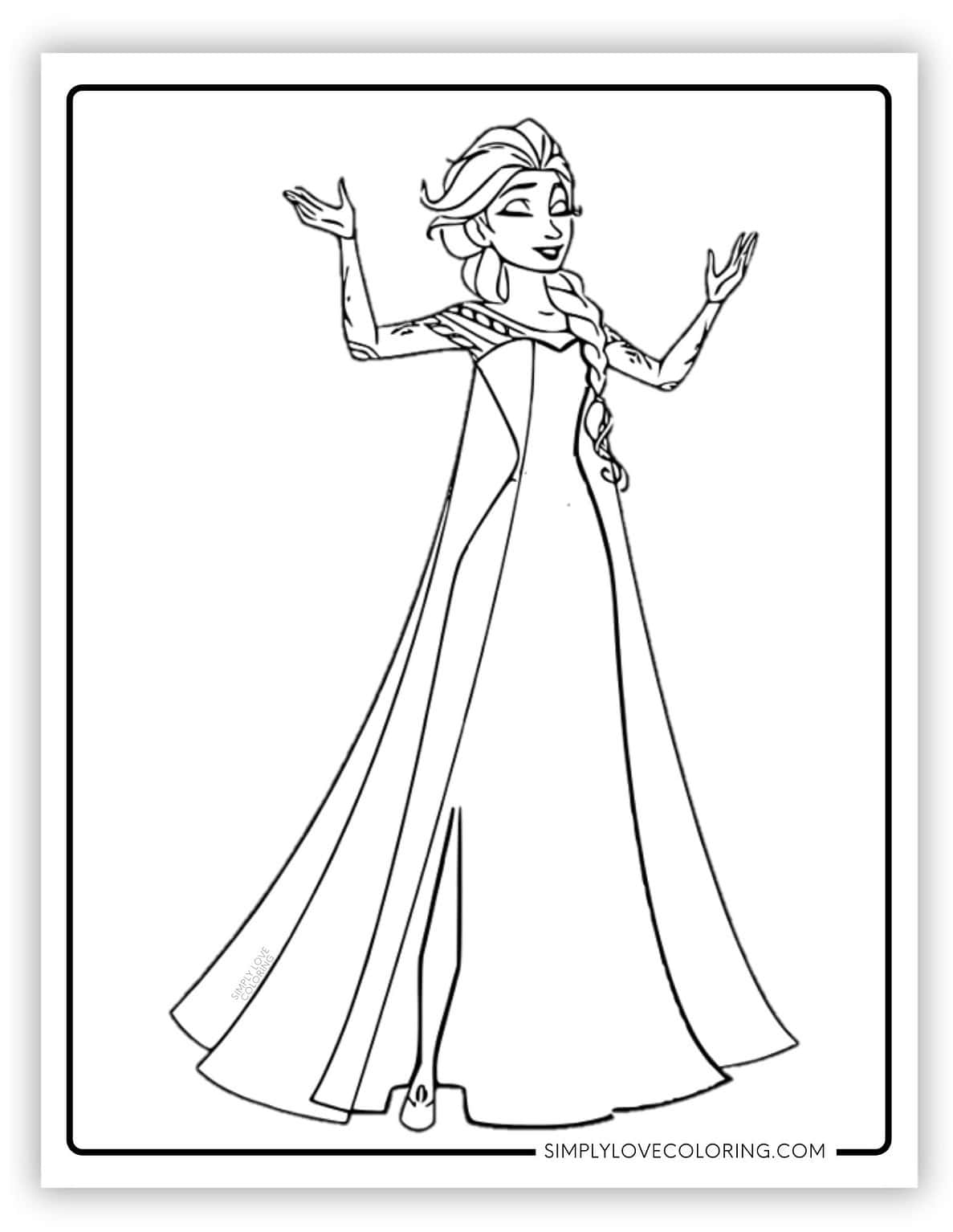 Disney Princess Coloring Pages (Free PDF Printables) - Simply Love Coloring