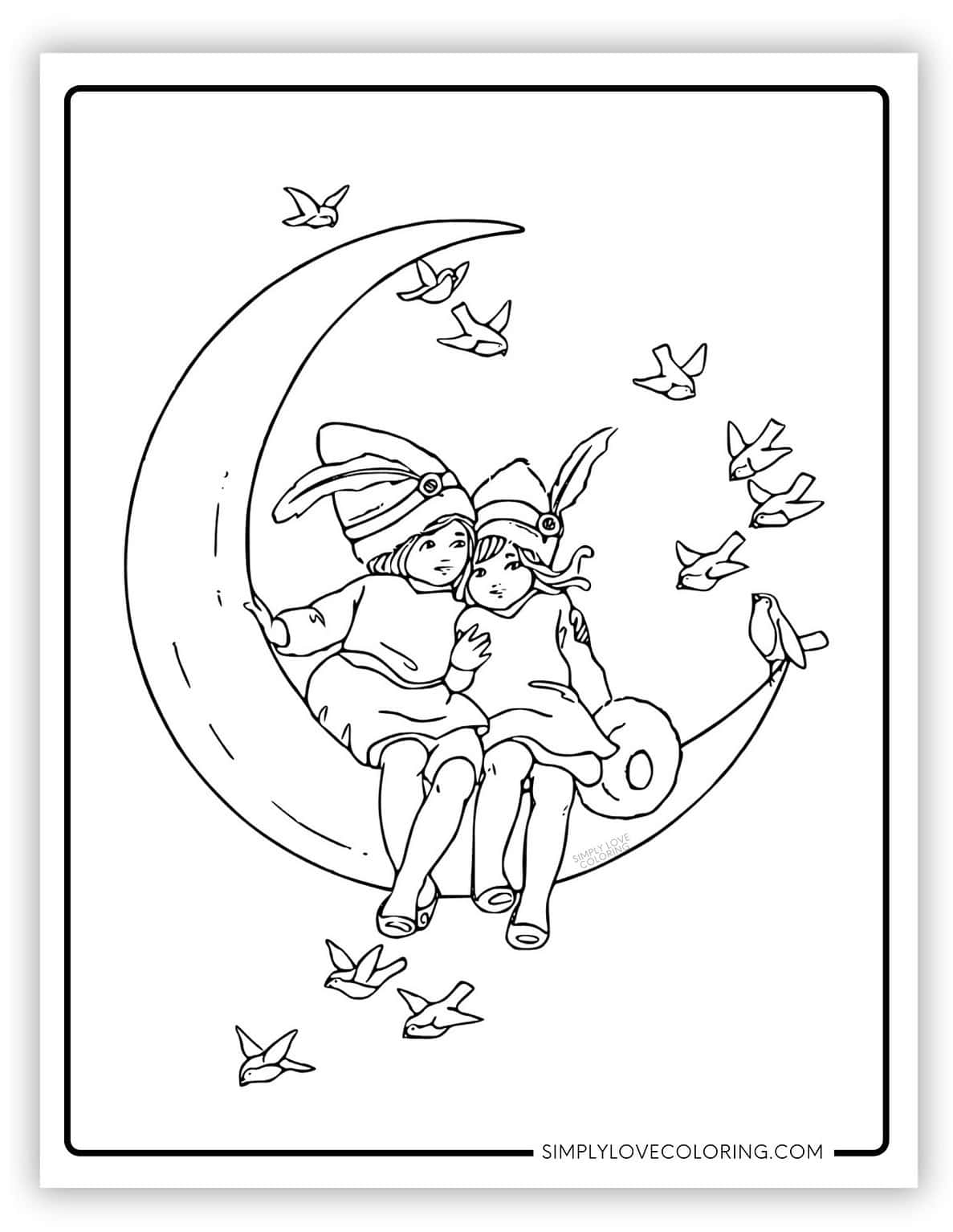 Vintage Christmas Coloring Pages (Free PDF Printables) - Simply Love ...