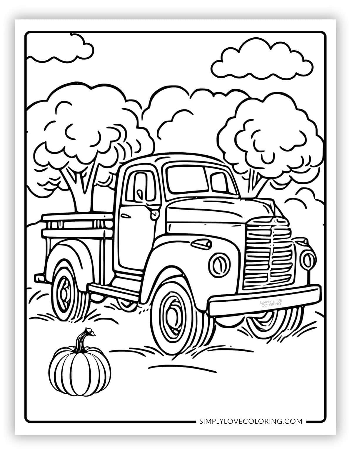 Truck Coloring Pages (Free PDF Printables) - Simply Love Coloring