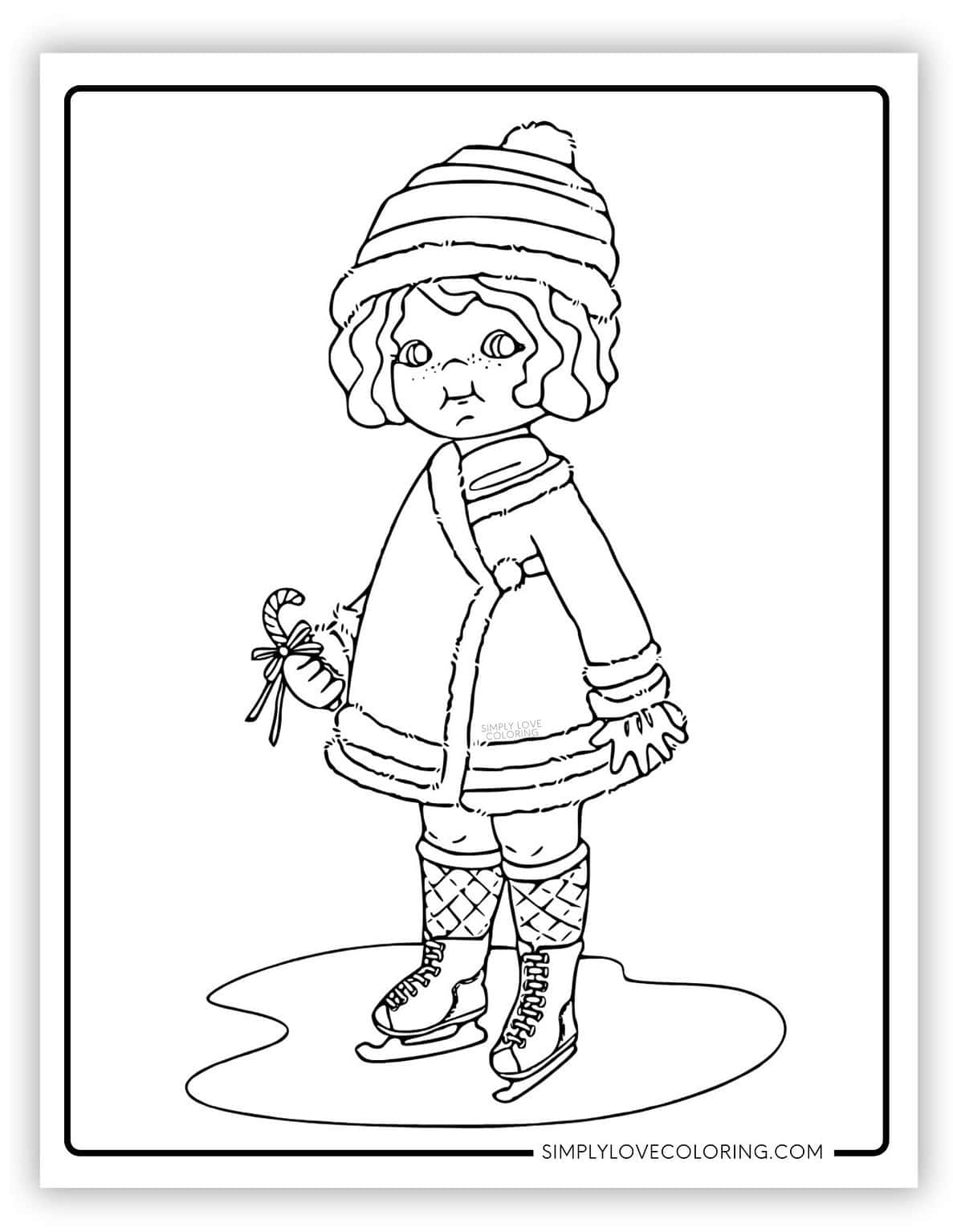 Vintage Christmas Coloring Pages (Free PDF Printables) - Simply Love ...