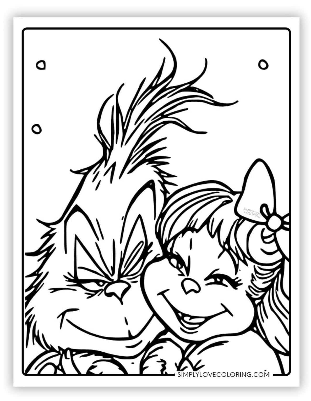 Grinch Coloring Pages (Free PDF Printables) - Simply Love Coloring