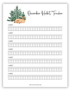 December Planner Printables (Free PDF Downloads) - Simply Love Coloring