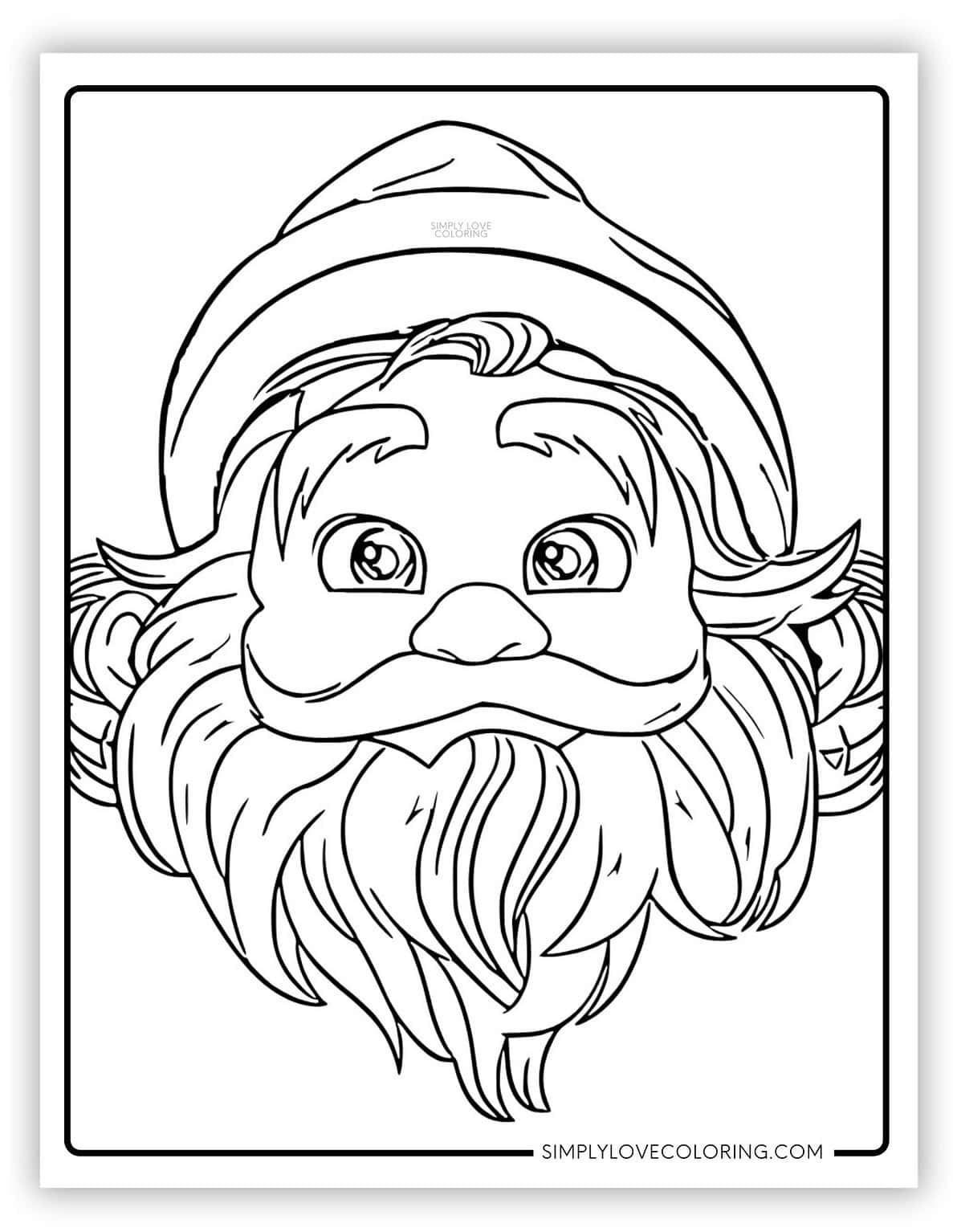 Santa Claus Coloring Pages (Free PDF Printables) - Simply Love Coloring