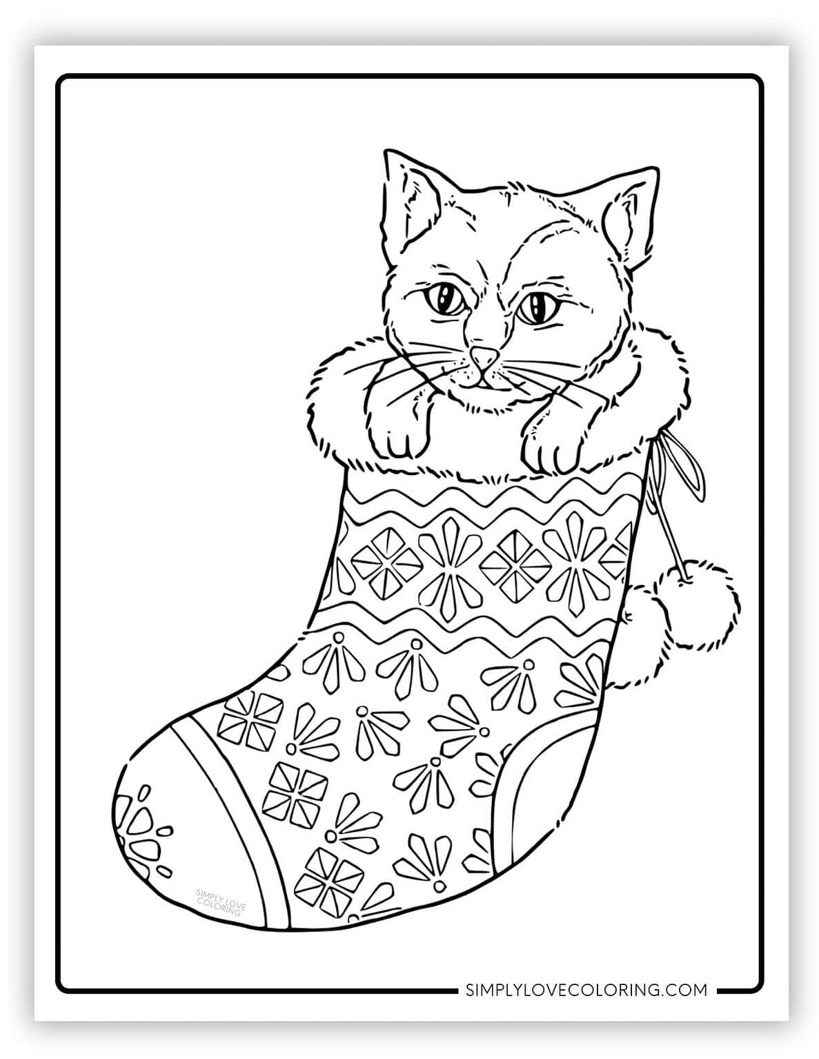 Vintage Christmas Coloring Pages (Free PDF Printables) - Simply Love ...