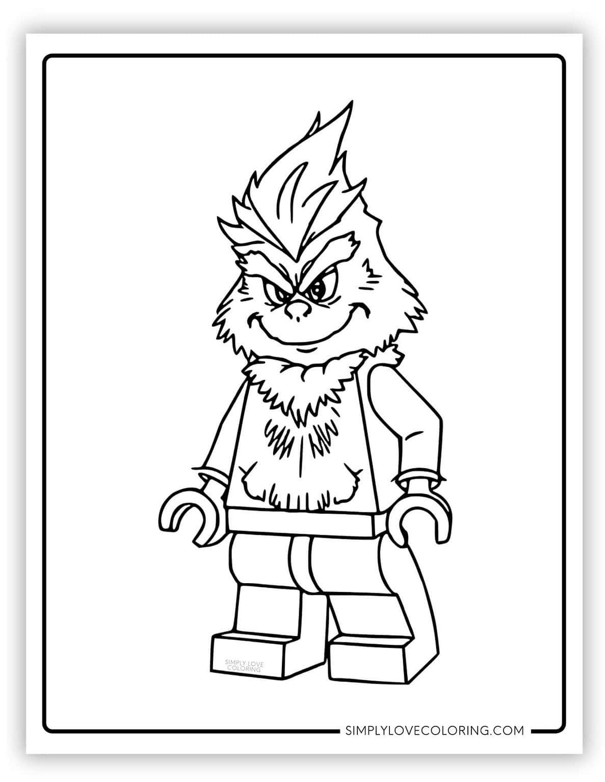 Grinch Coloring Pages (Free PDF Printables) - Simply Love Coloring