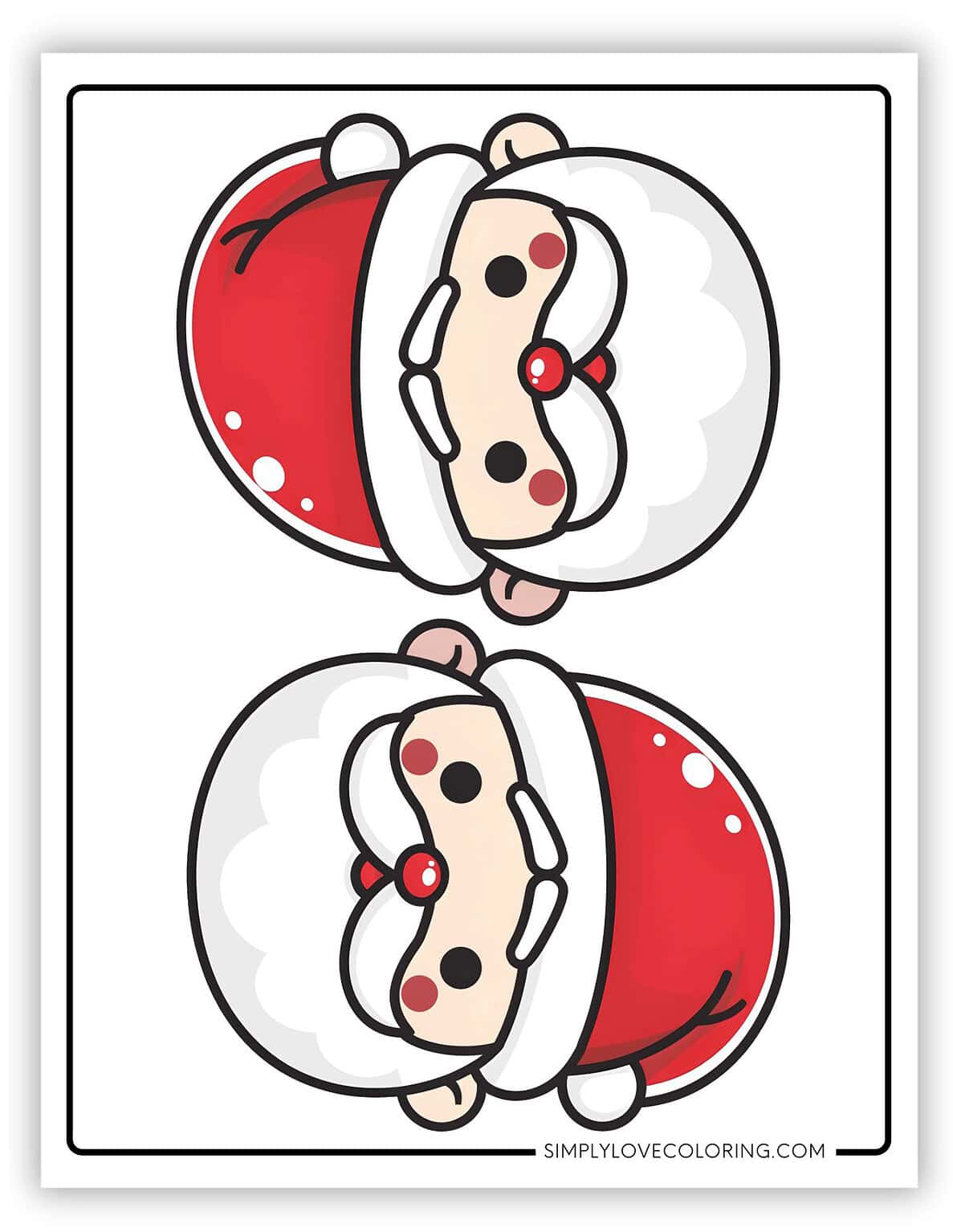 Santa Templates (Free PDF Printables) - Simply Love Coloring